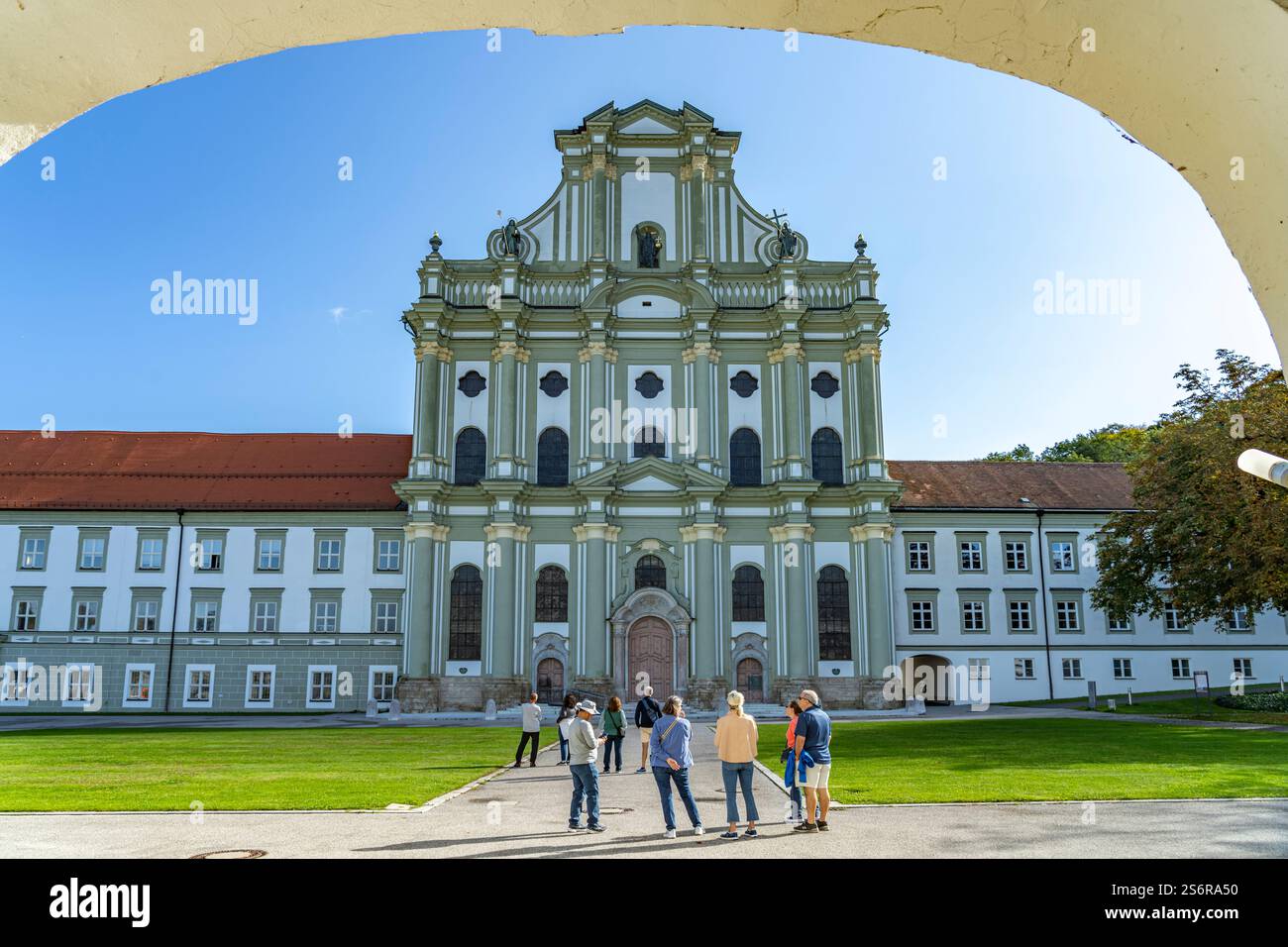 The monastery church of st marys assumption in furstenfeldbruck hi-res ...
