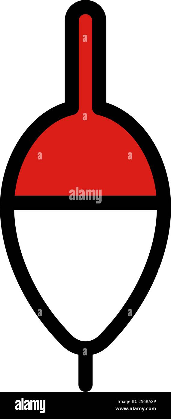 Icon Of Float. Editable Bold Outline With Color Fill Design. Vector ...