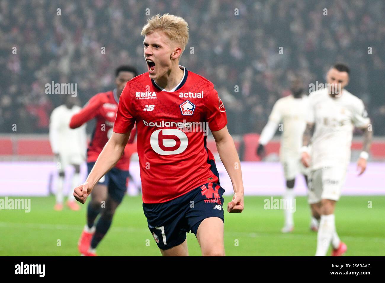 07 Hakon Arnar HARALDSSON (losc) during the Ligue 1 McDonald's match ...