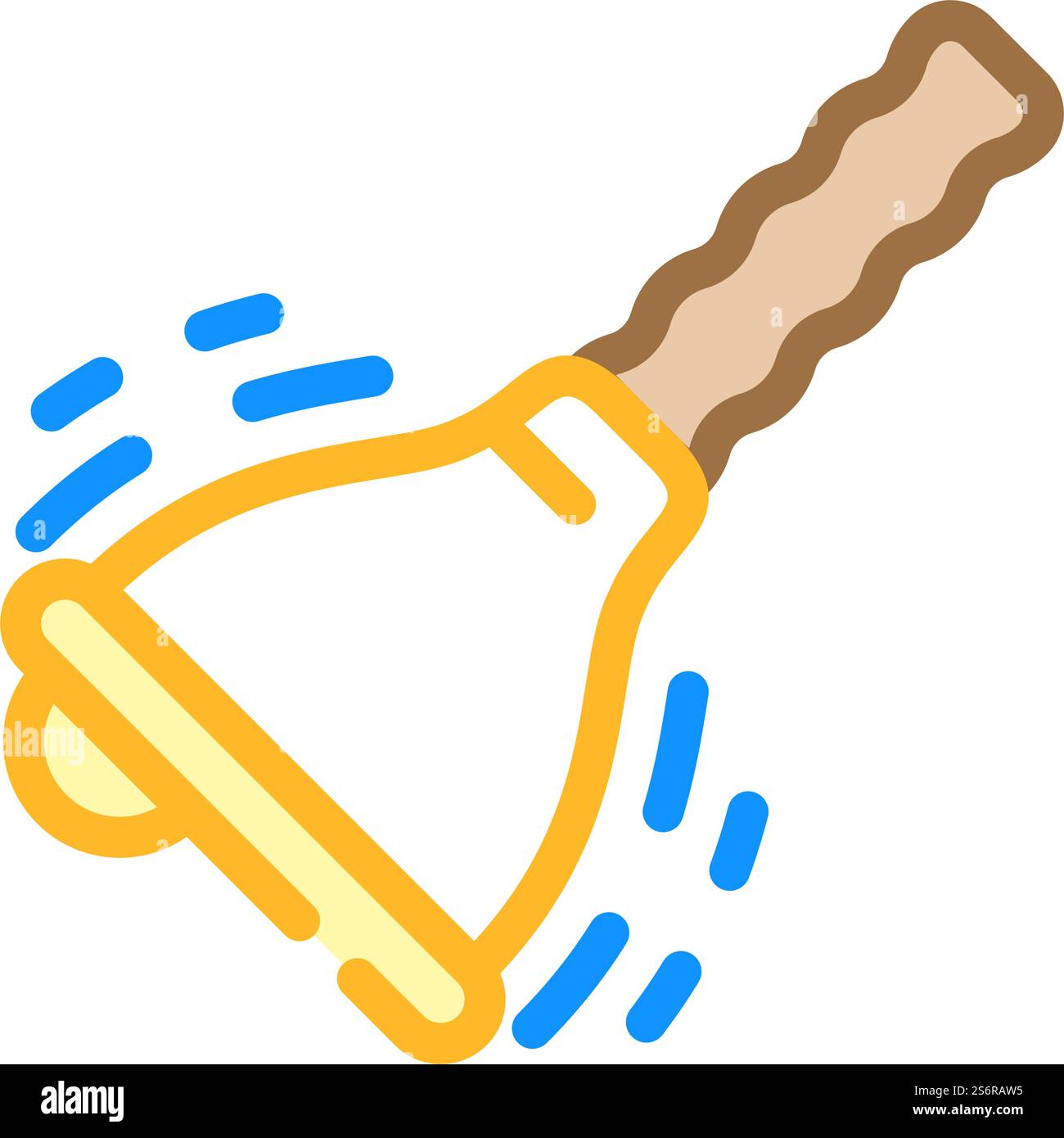 bell tool color icon vector. bell tool sign. isolated symbol ...