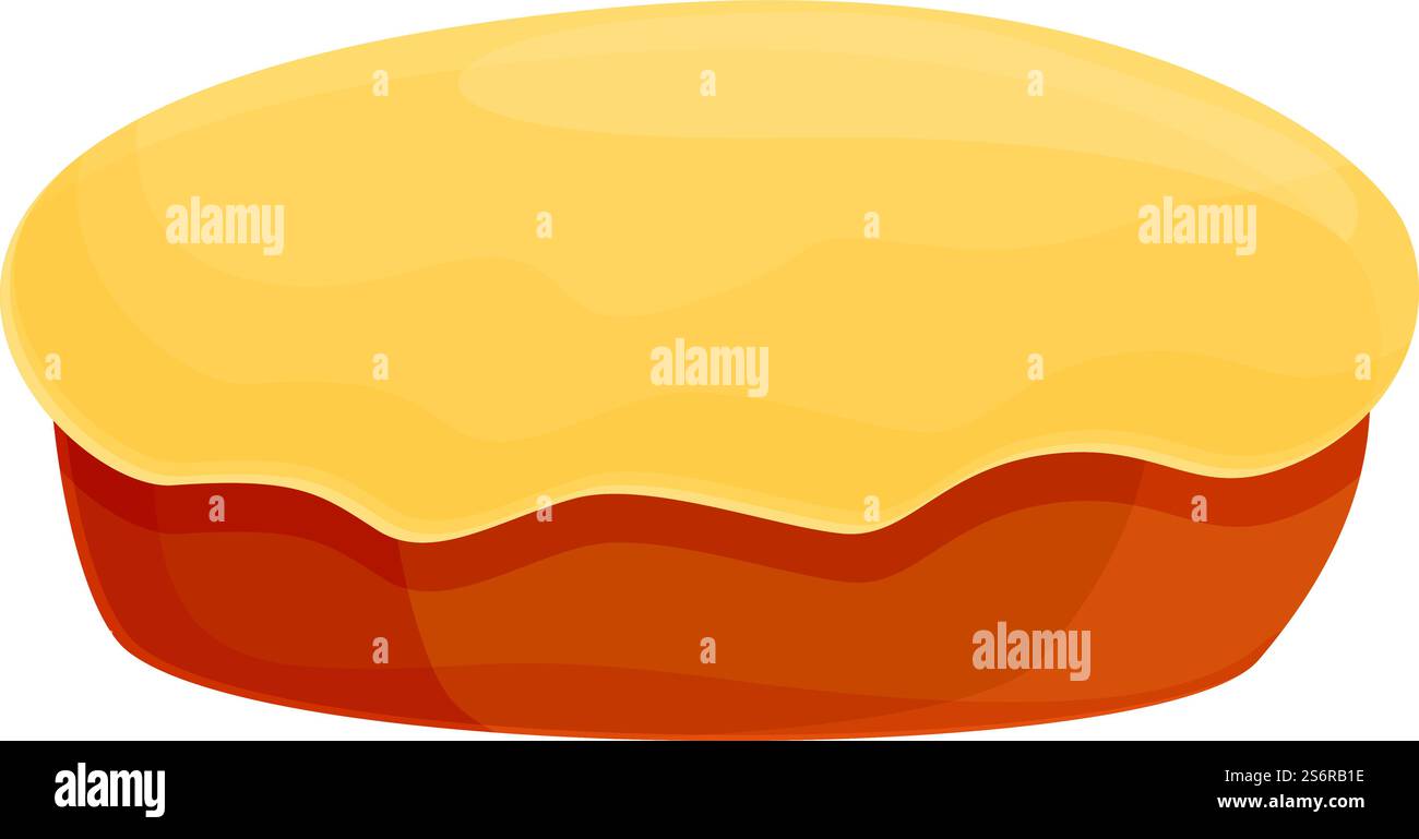 Homemade cake icon cartoon vector. Cream food. Chocolate eat cake ...