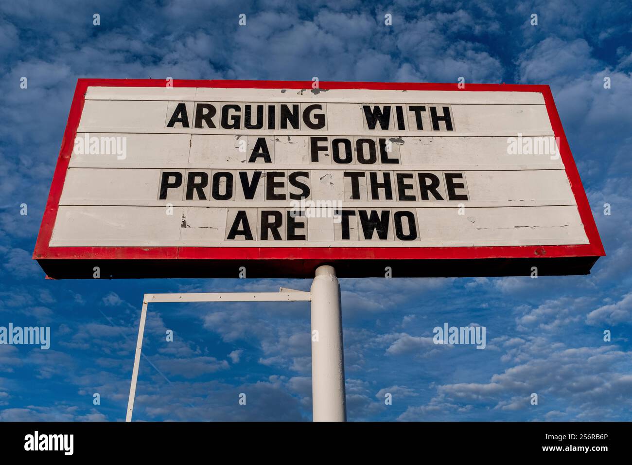 outdoor signage in Albuquerque, New Mexico Stock Photo - Alamy