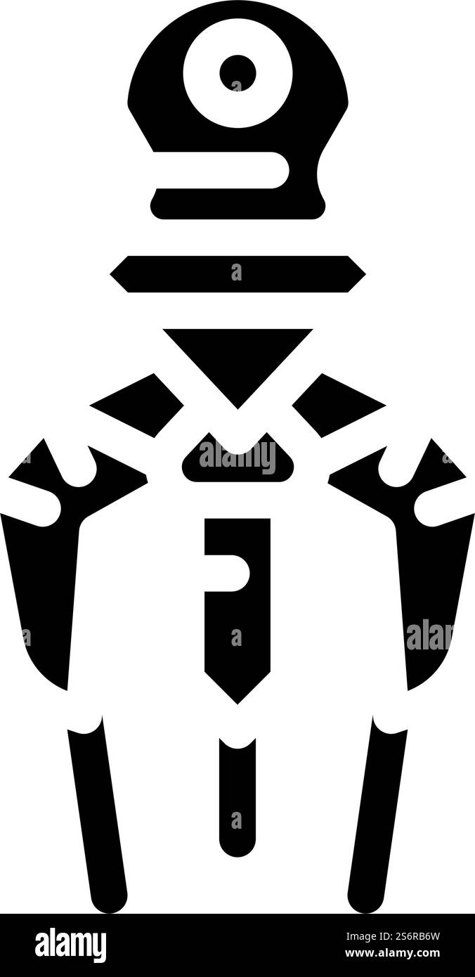 nano technology glyph icon vector. nano technology sign. isolated ...