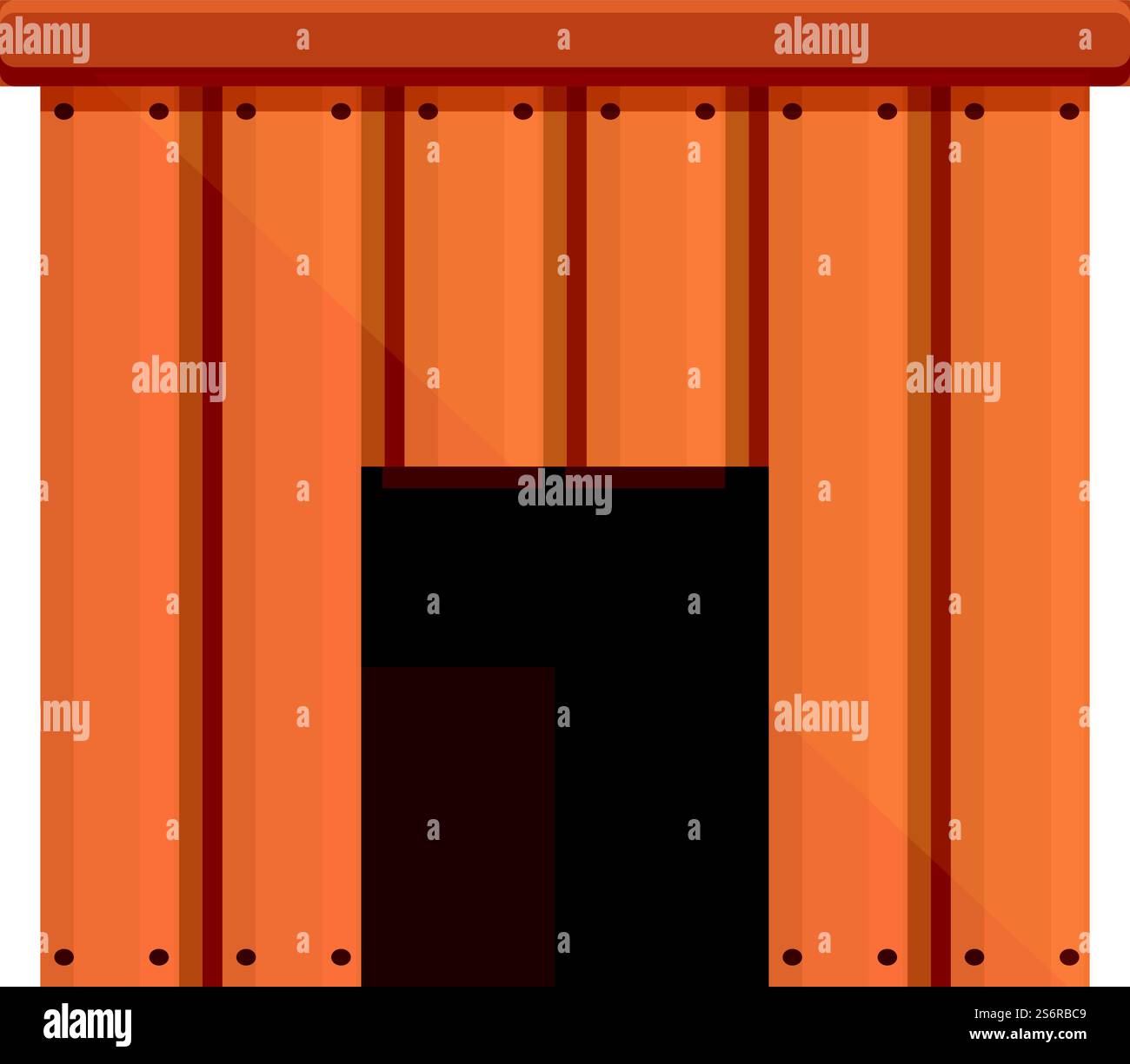 Big dog kennel icon cartoon vector. Cute dog home. Puppy house. Big dog ...