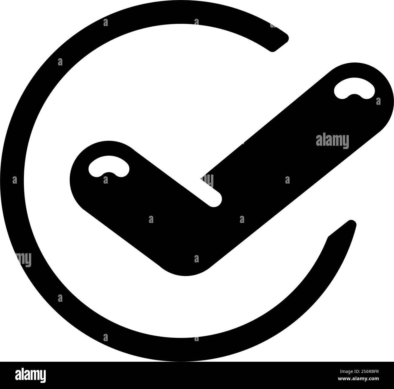 checkmark compliance glyph icon vector. checkmark compliance sign ...