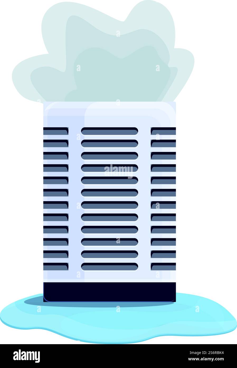 Broken air conditioner icon cartoon vector. Repair maintenance. Home ...