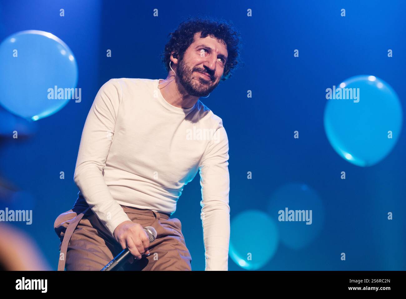 the singer Marwan actua during a concert the Inverfest at the Movistar ...