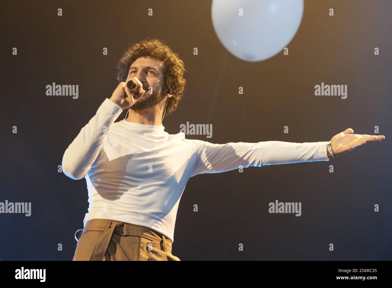 the singer Marwan actua during a concert the Inverfest at the Movistar ...