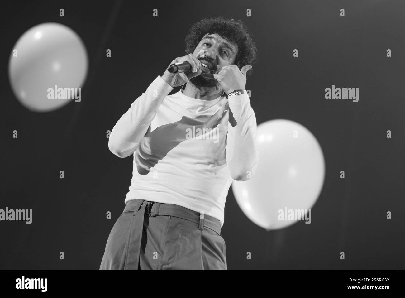 the singer Marwan actua during a concert the Inverfest at the Movistar ...