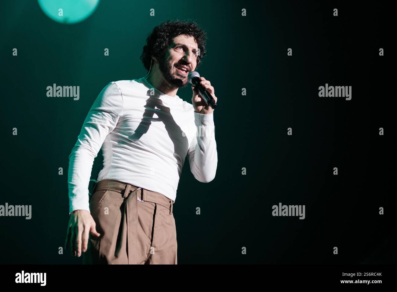 the singer Marwan actua during a concert the Inverfest at the Movistar ...