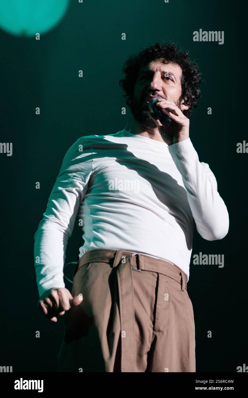 the singer Marwan actua during a concert the Inverfest at the Movistar ...