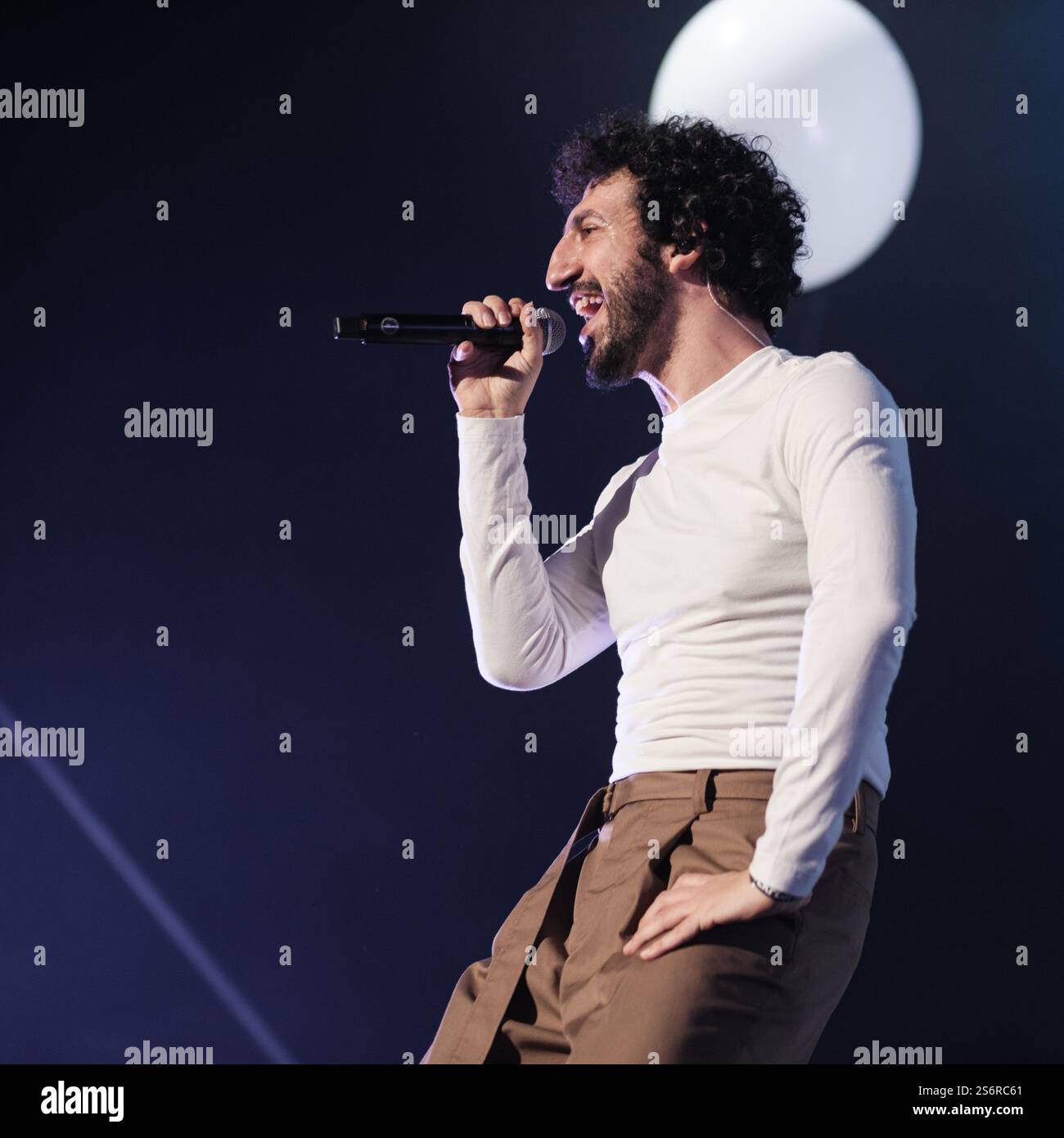 the singer Marwan actua during a concert the Inverfest at the Movistar ...