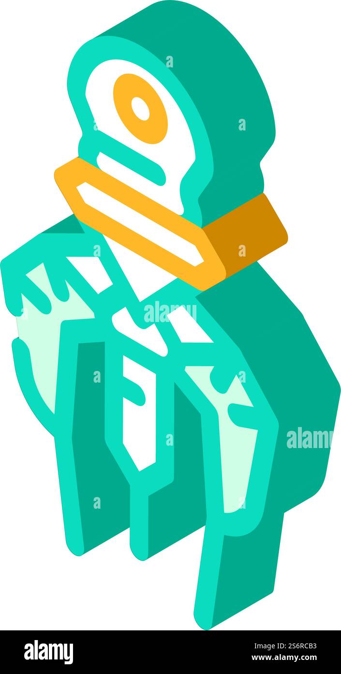 nano technology isometric icon vector. nano technology sign. isolated ...