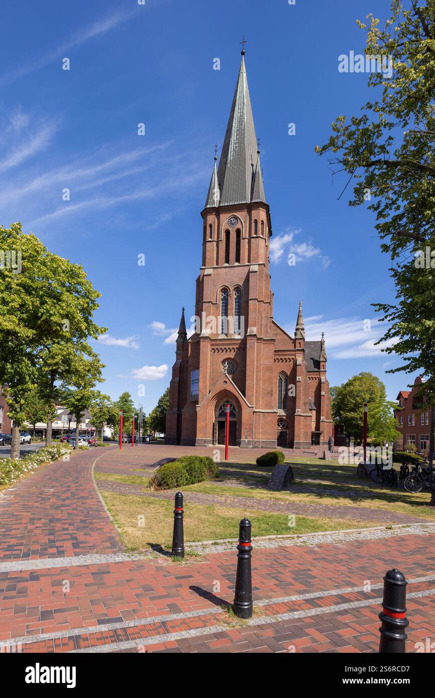 St. Antonius Church, Catholic parish church in Papenburg, district of ...