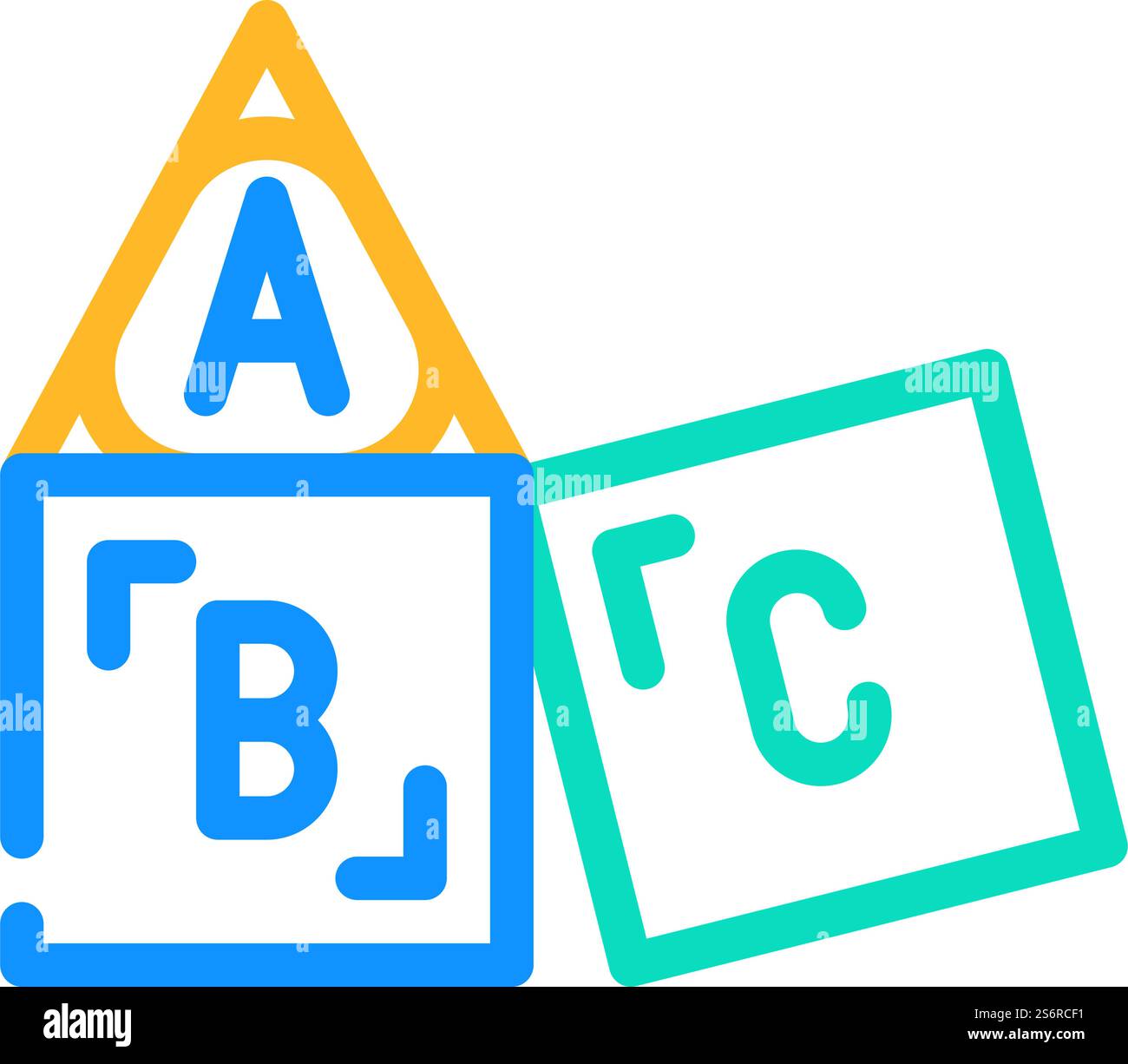 elementary education color icon vector. elementary education sign ...