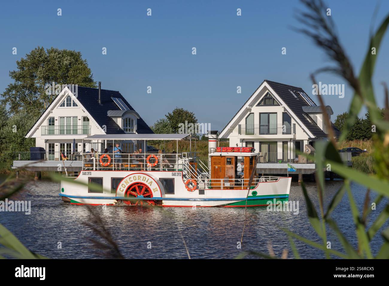 Paddle steamer trip on the Harle, paddle steamer 'Concordia II ...