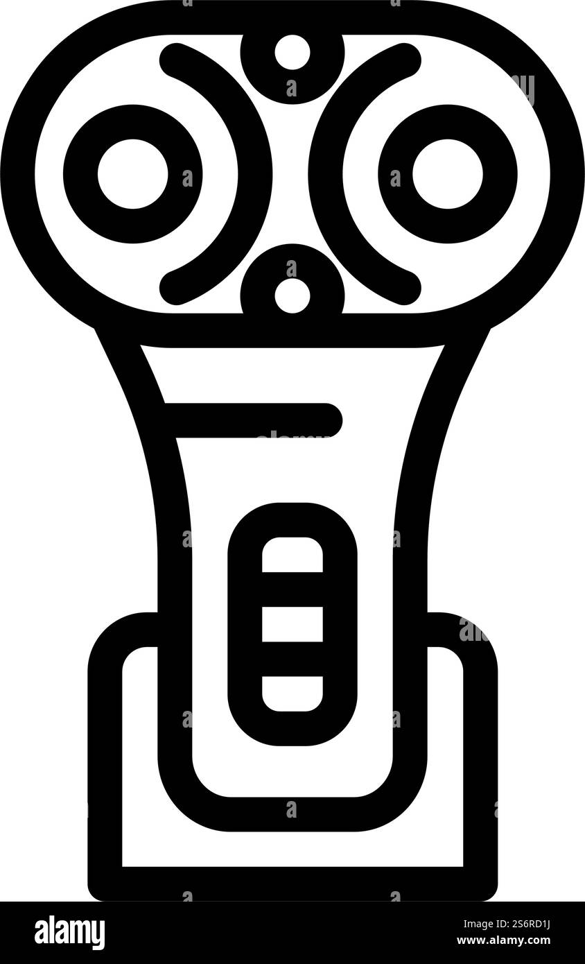 lifting apparatus device line icon vector. lifting apparatus device ...