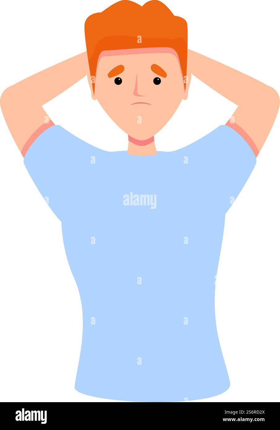 Scared boy icon cartoon vector. Complex strategy. Vuca uncertainty ...