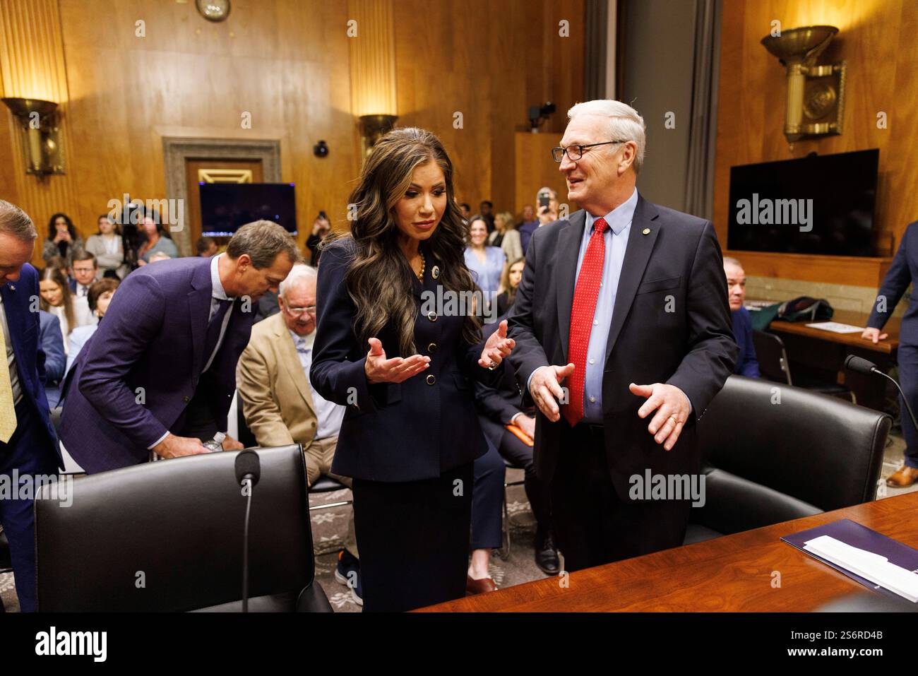 Kristi Noem, President-Elect Donald Trump’s pick to lead the Department of Homeland Security, is ...