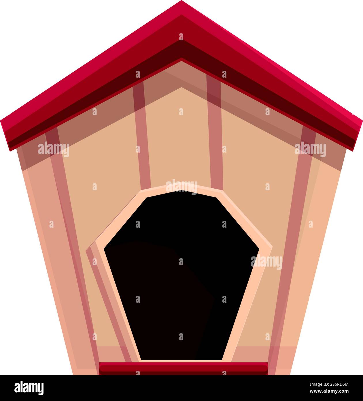 Park dog kennel icon cartoon vector. Pet house. Wooden doghouse. Park ...