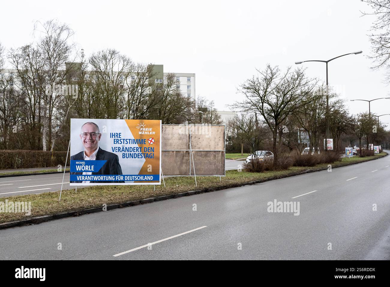 Muenchen GER, Themenbild, Wahlplakate zur Bundestagswahl in Deutschland ...