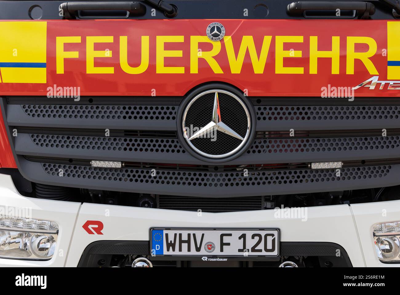 Fire engine, lettering, fire department, detail, open day at the ...