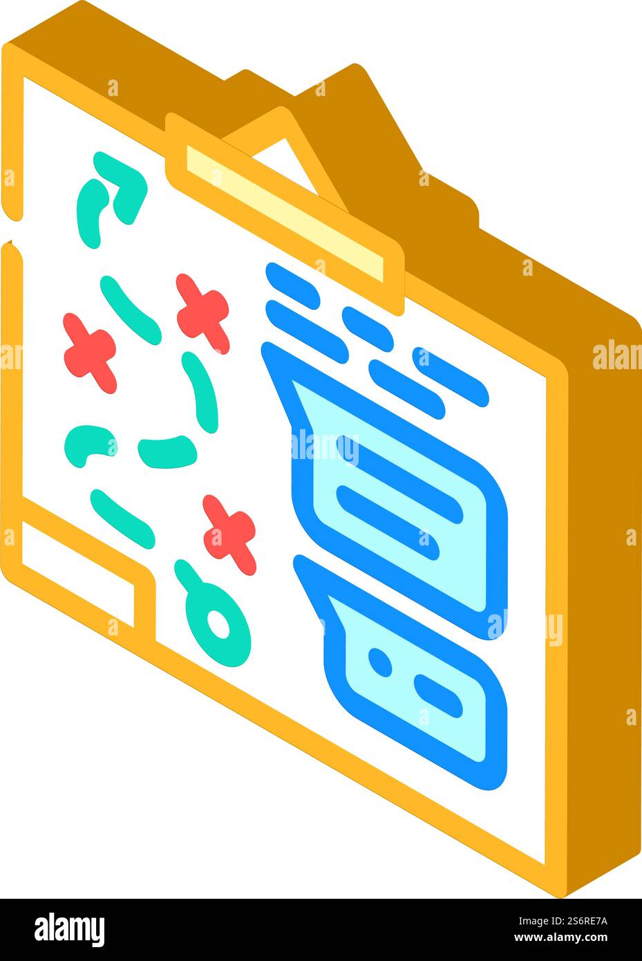 plan business strategy isometric icon vector. plan business strategy ...