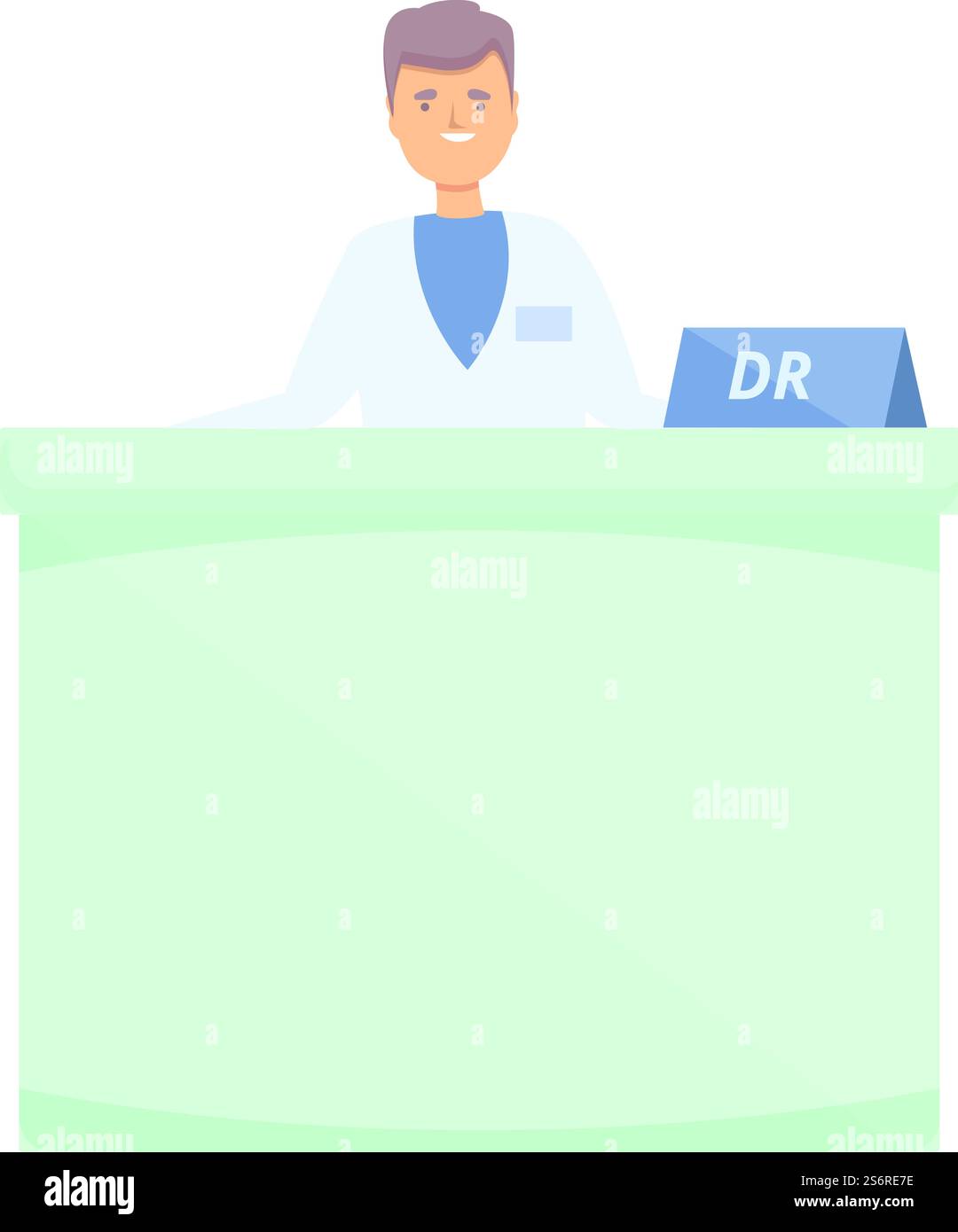 Doctor reception icon cartoon vector. Hospital patient. Medicine clinic ...
