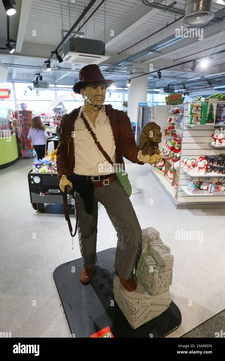 Belfast, Northern Ireland - December 21st 2024 - Lego recreation of ...