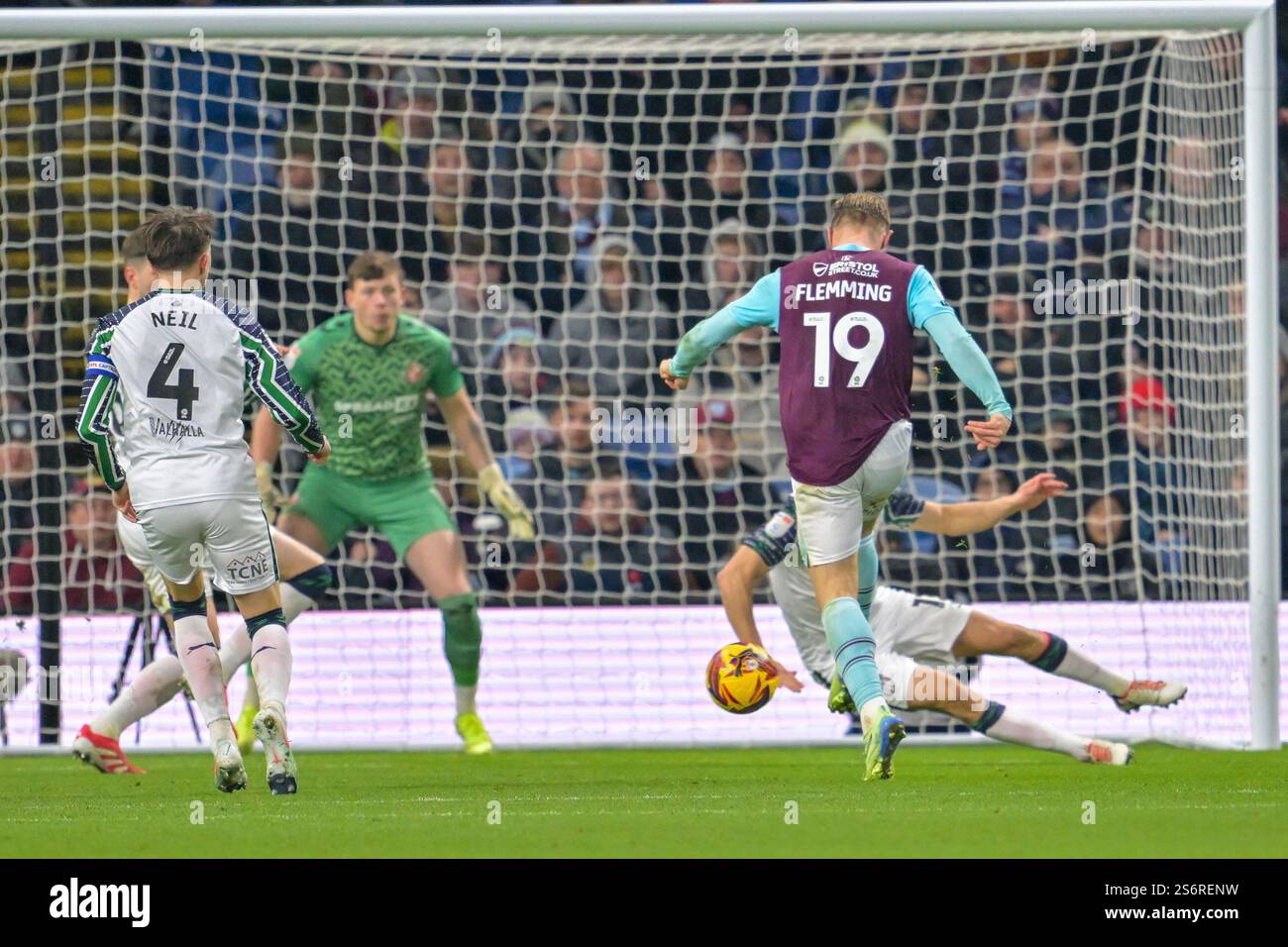 Turf Moor, Burnley, Lancashire, UK. 17th Jan, 2025. EFL Championship ...