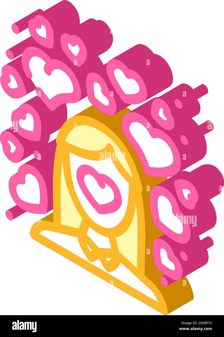 loving-kindness meditation isometric icon vector. loving-kindness ...