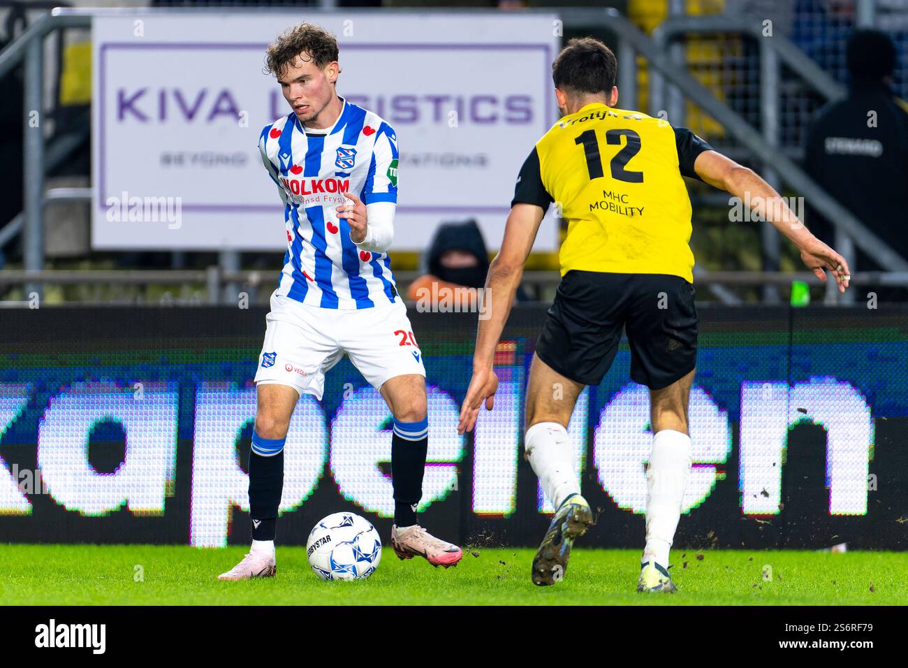 Breda, Netherlands. 12th Jan, 2025. BREDA, NETHERLANDS - JANUARY 12: Jacob Trenskow of sc ...