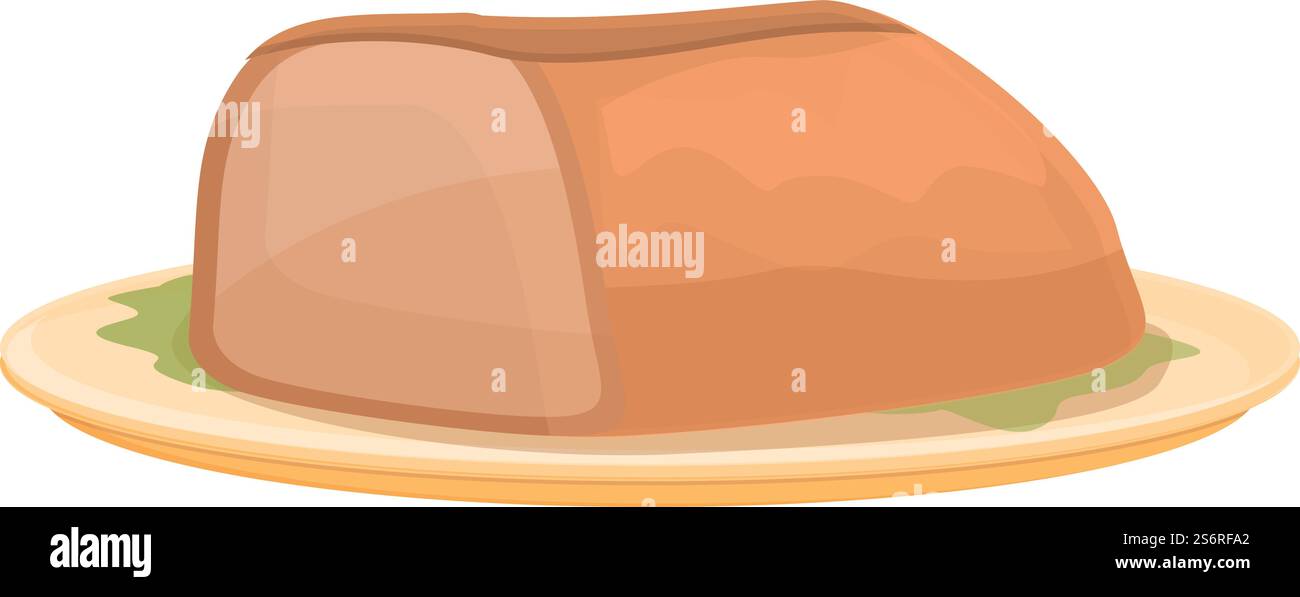 Meat icon cartoon vector. Beef steak. Pork lamb. Meat icon cartoon ...