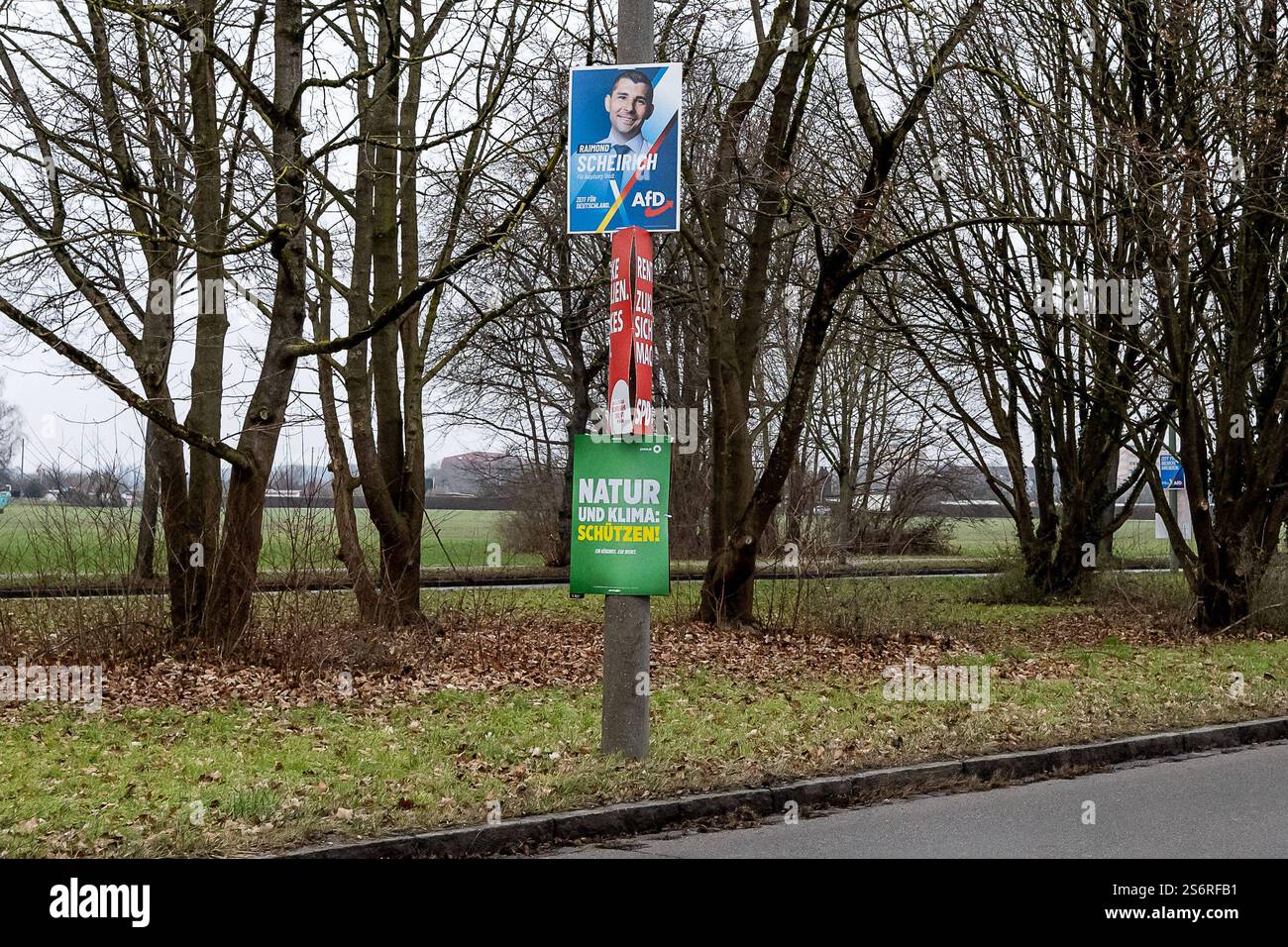 Muenchen GER, Themenbild, Wahlplakate zur Bundestagswahl in Deutschland ...
