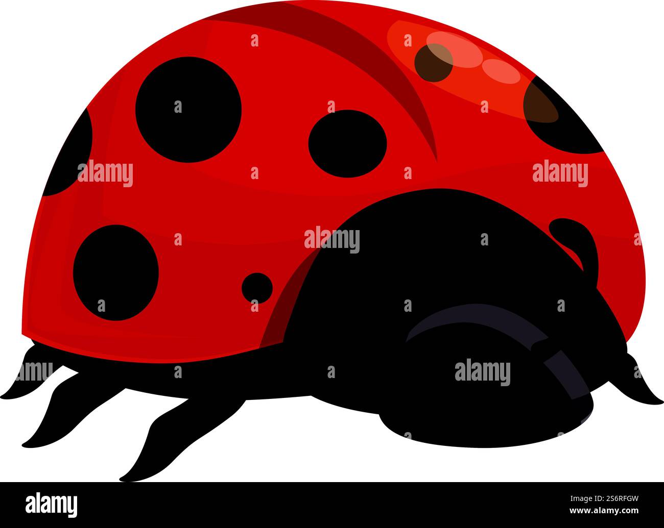 Summer ladybug icon cartoon vector. Ladybird bug. Beetle insect. Summer ...