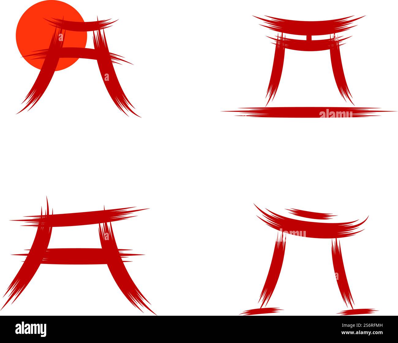 Torii gate illustration logo vector design Stock Vector Image & Art - Alamy