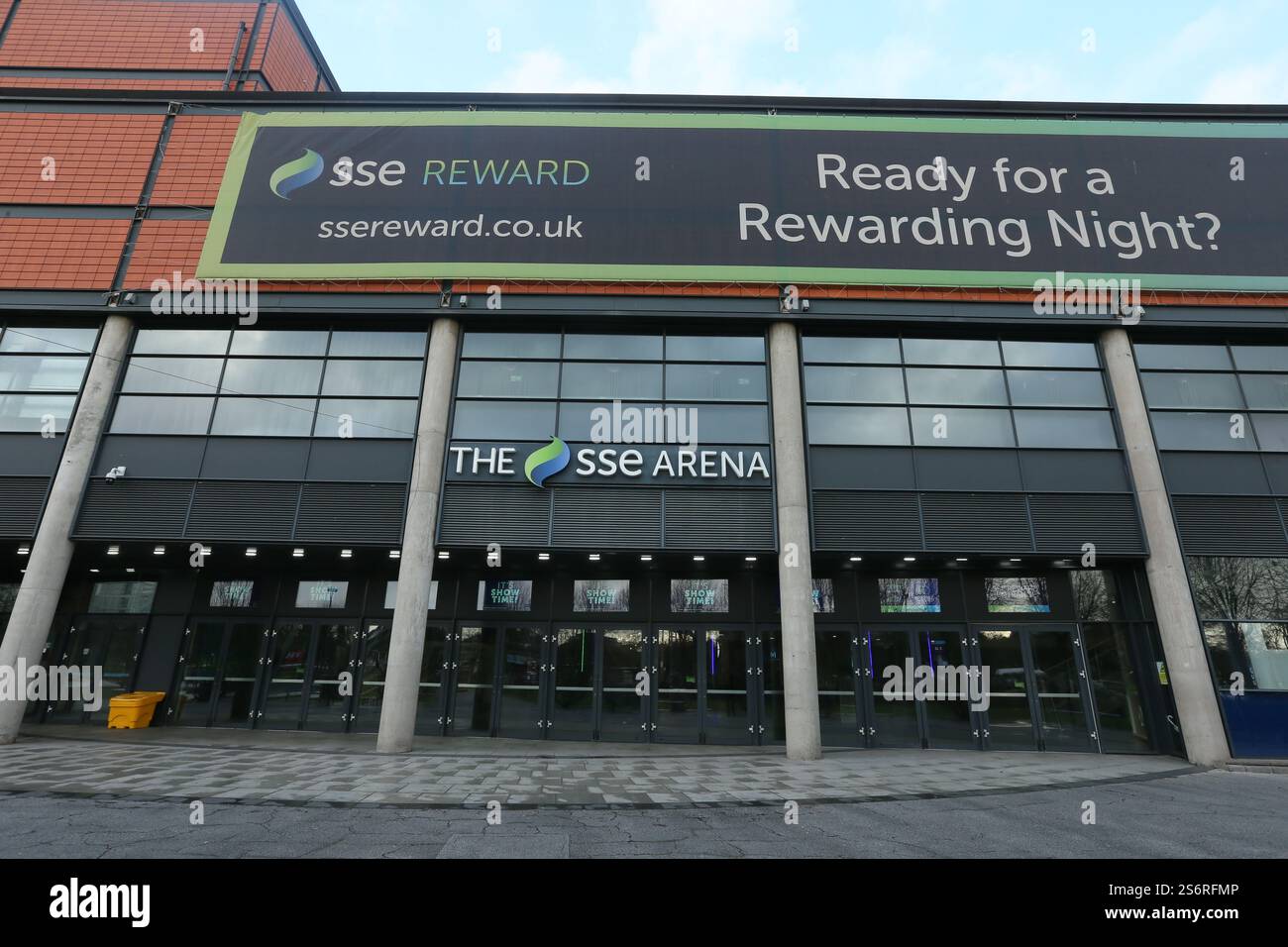 Belfast, Northern Ireland - 21st December 2024 - Image of the SSE Arena ...