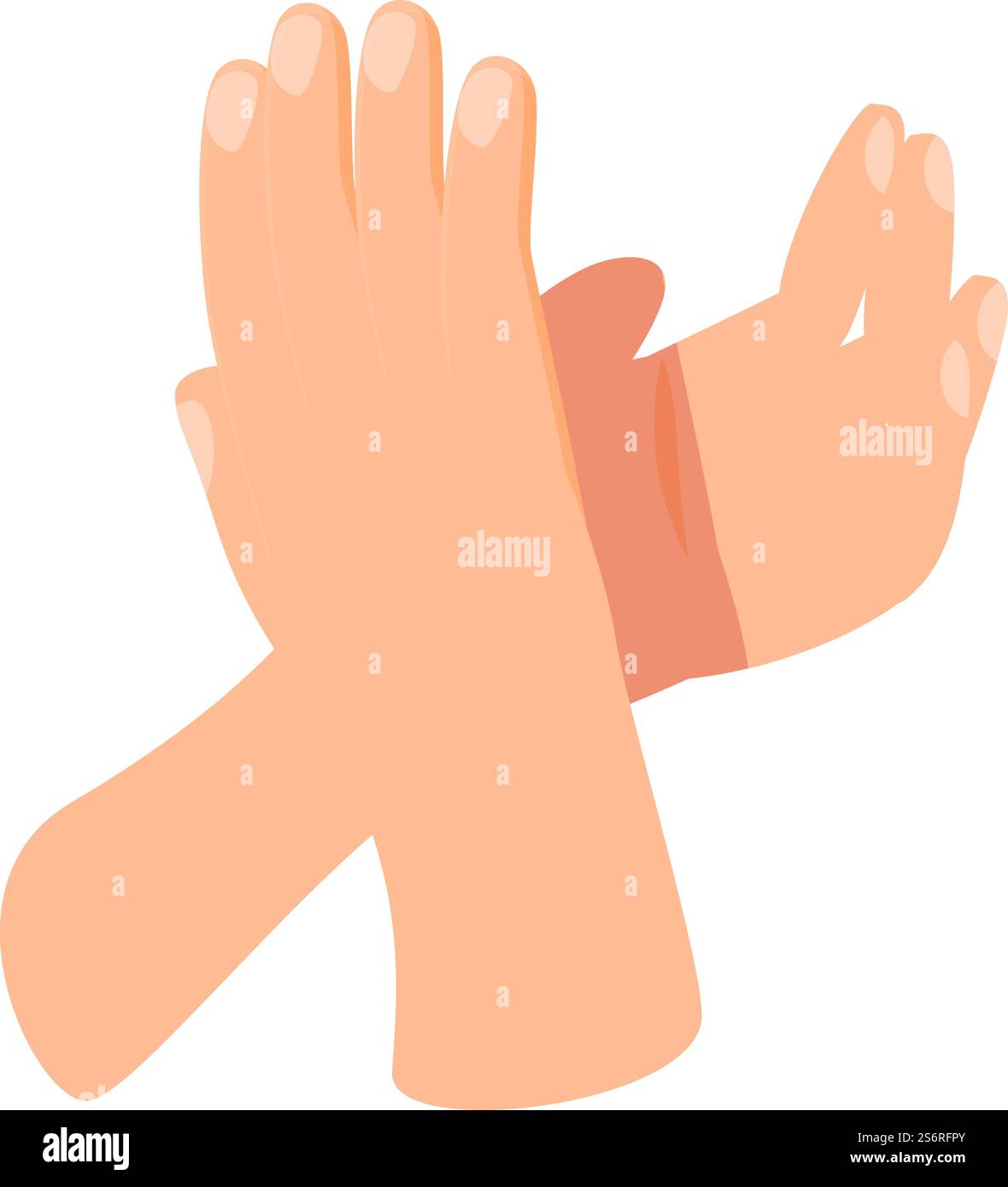 Concert clapping icon cartoon vector. Crowd applause. Hand clap ...