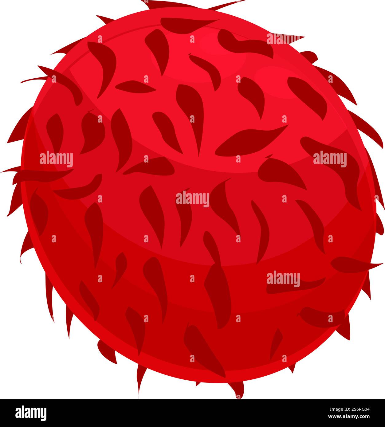 Rambutan icon cartoon vector. Fruit tropical. Thai drink. Rambutan icon ...
