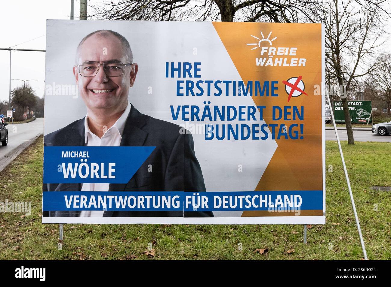 Muenchen GER, Themenbild, Wahlplakate zur Bundestagswahl in Deutschland ...