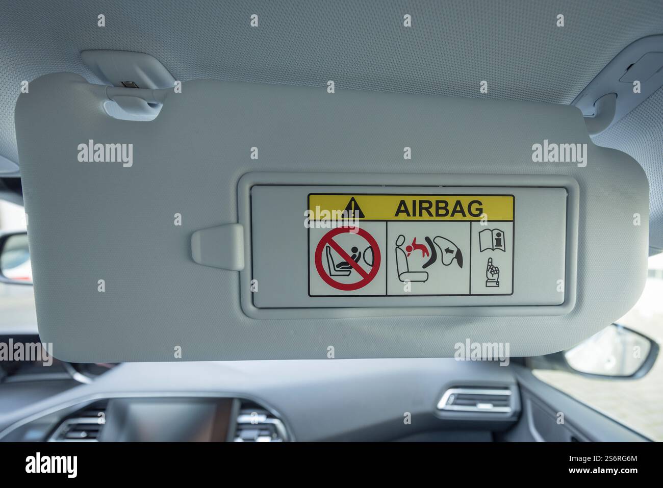 Airbag warning hi-res stock photography and images - Alamy