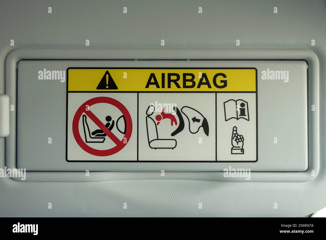 Airbag warning hi-res stock photography and images - Alamy