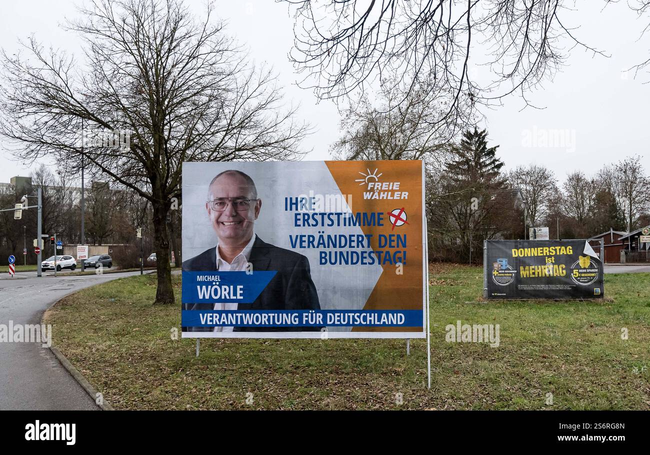 Muenchen GER, Themenbild, Wahlplakate zur Bundestagswahl in Deutschland ...