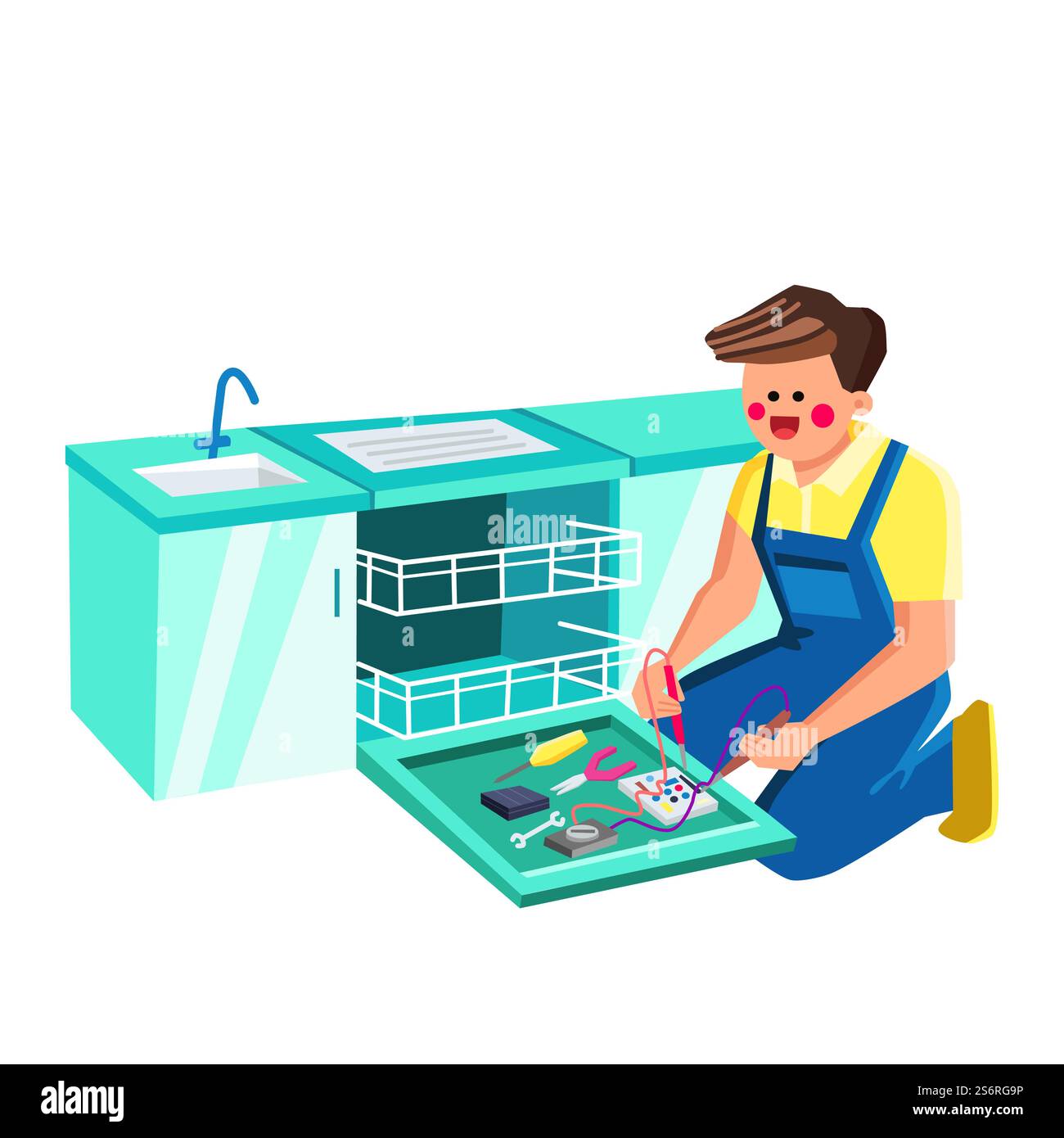 Electric Appliances Services Maintenance Vector. Electric Appliances ...