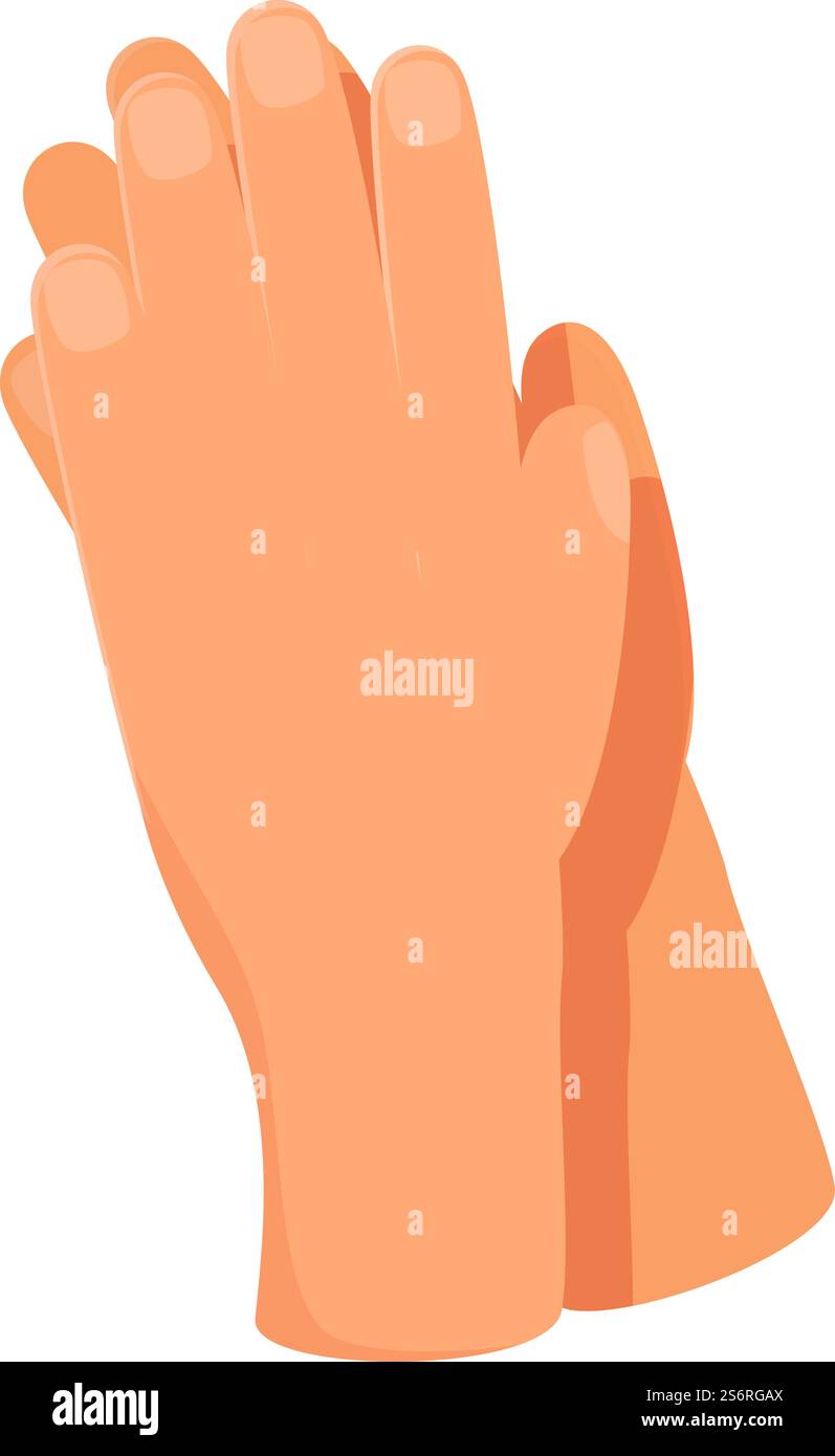 Clean handclap icon cartoon vector. Hand clap. Applause crowd. Clean ...