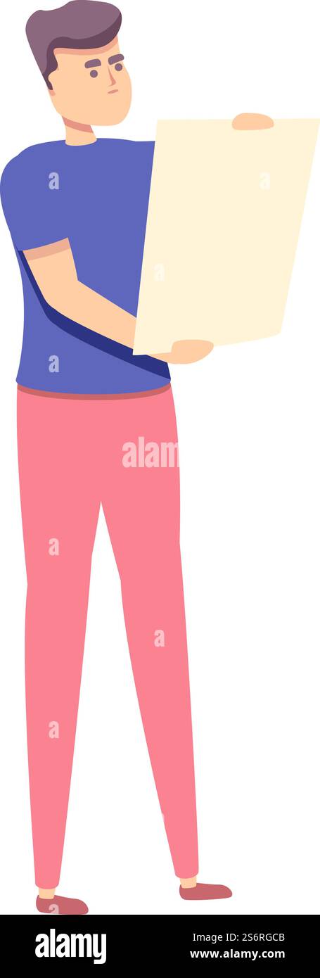 Realization plan icon cartoon vector. Business strategy. Process ...