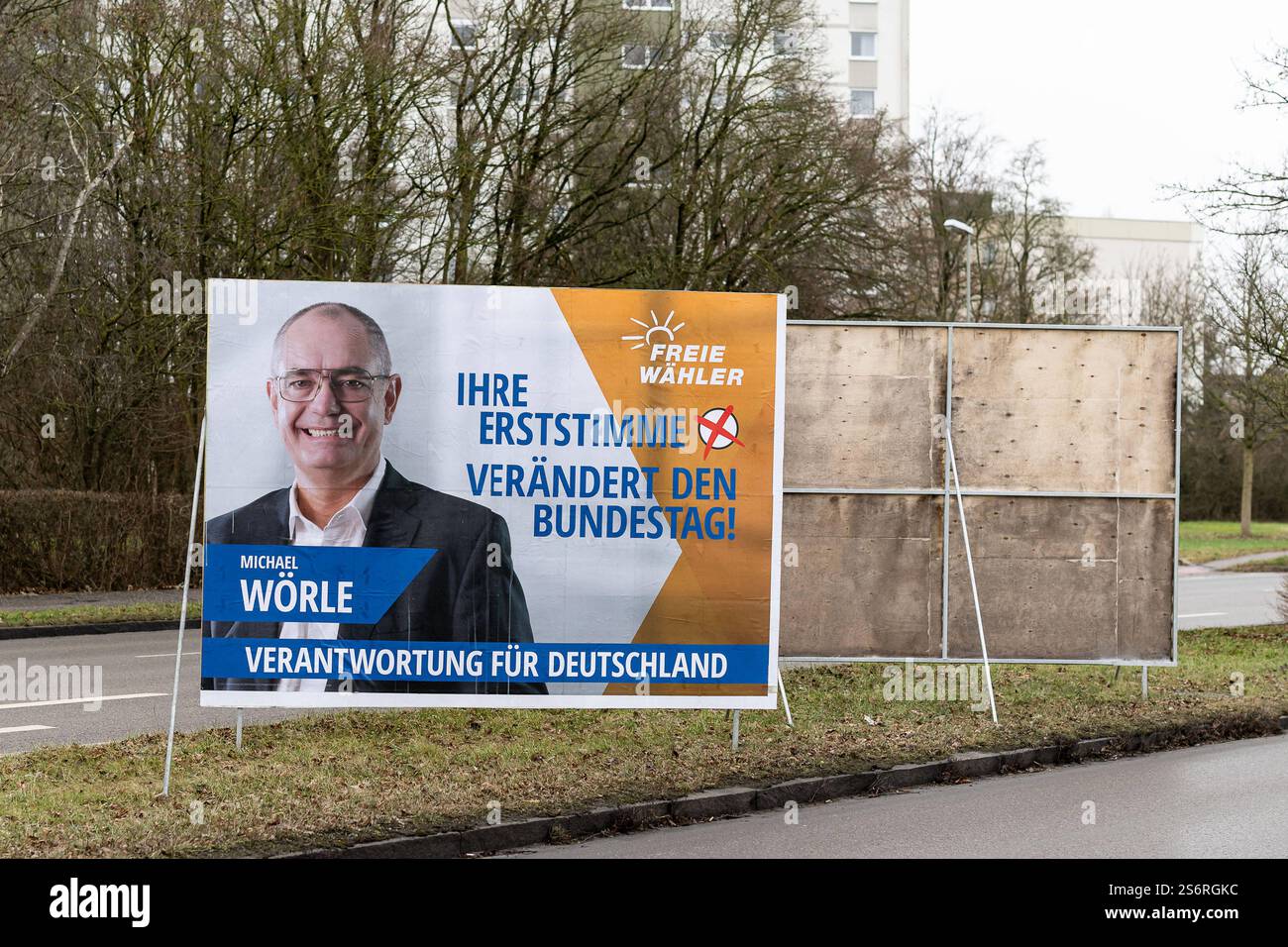 Muenchen GER, Themenbild, Wahlplakate zur Bundestagswahl in Deutschland ...