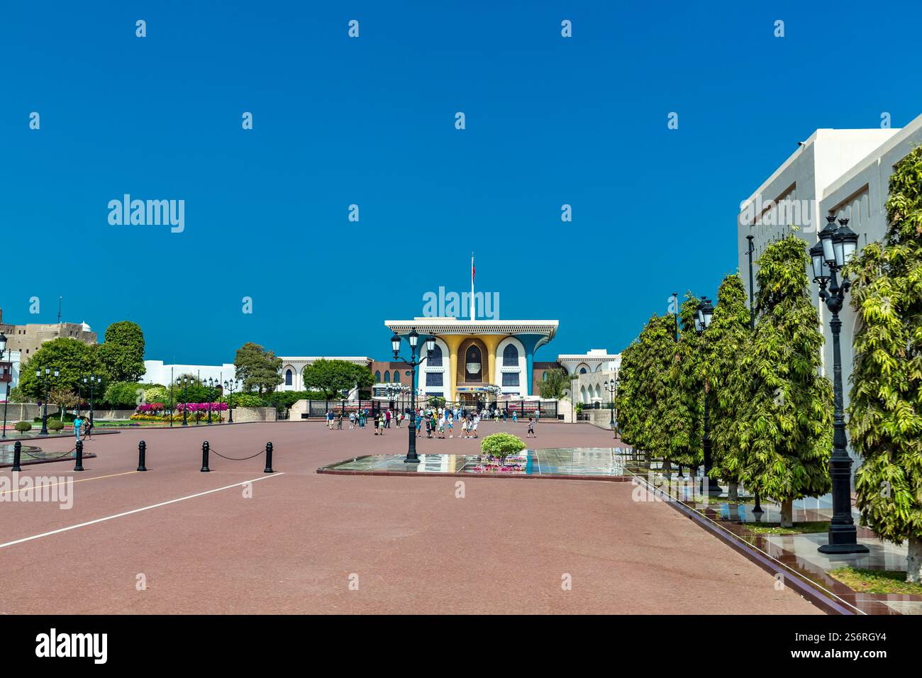 Al Alam Palace, Muscat, Muscat, Oman, Arabian Peninsula, Middle East ...