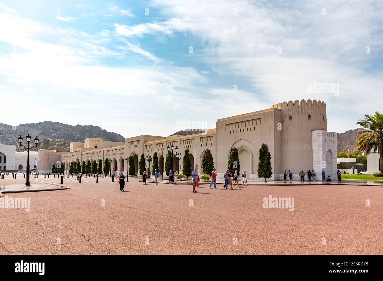 Government Buildings, Al Alam Palace, Muscat, Muscat, Oman, Arabian ...