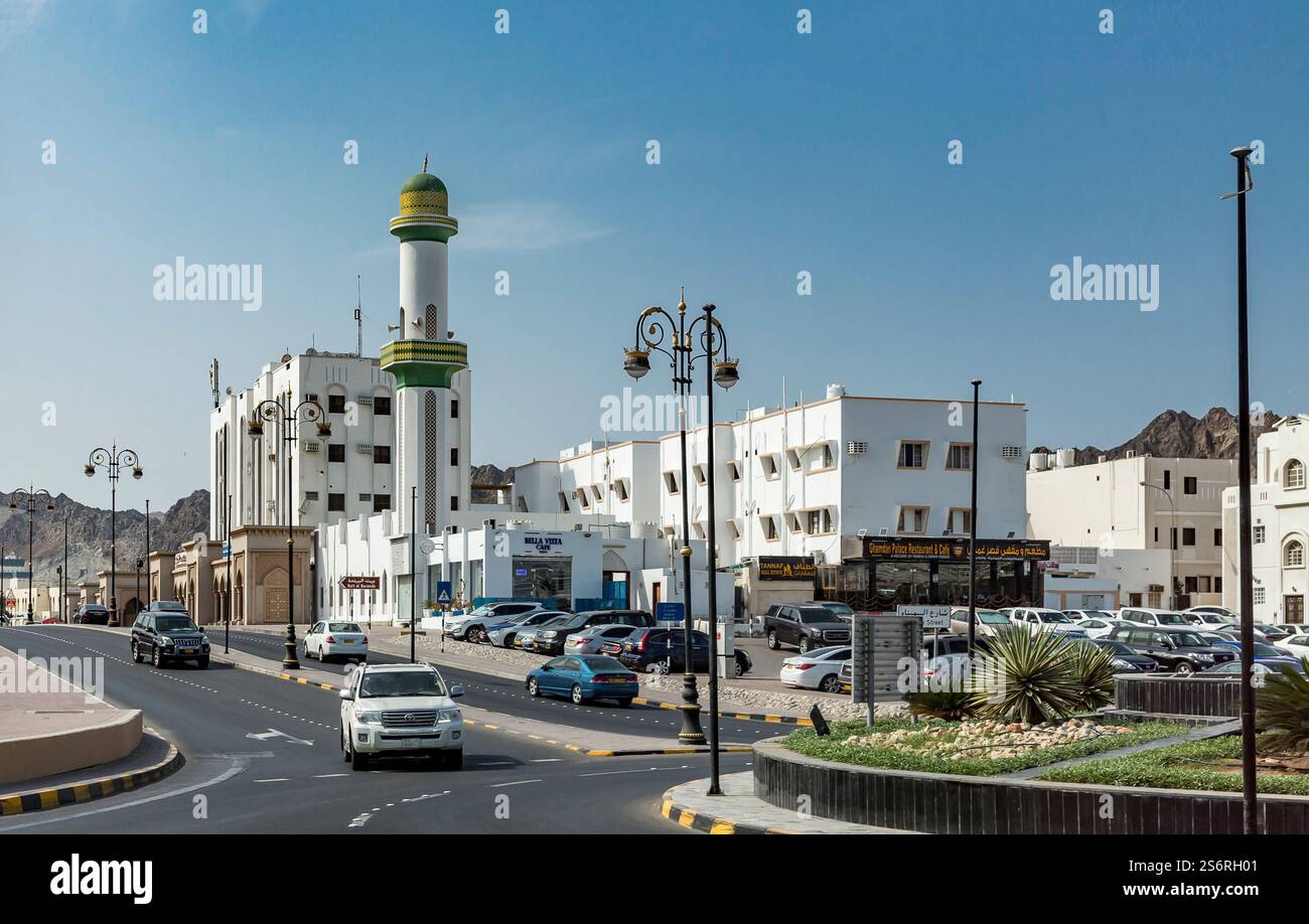 Mutrah Corniche, street in Muscat, Muscat, Oman, Arabian Peninsula ...